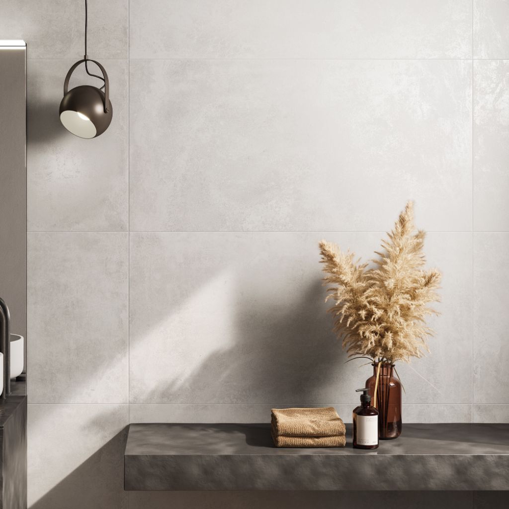 Fusione Class | Beautiful White/Grey Porcelain Tile | Italian Quality