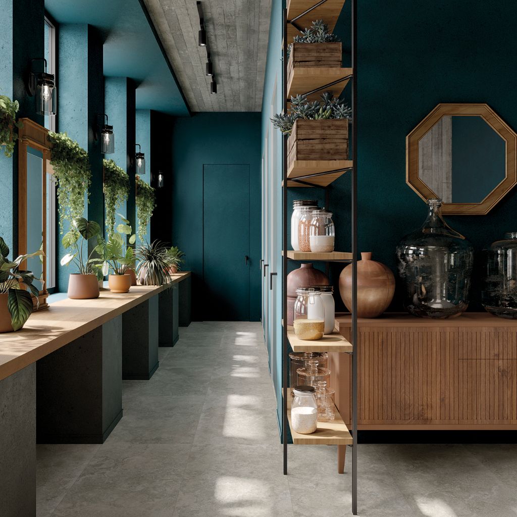 Teoria Grigio | Grey Limestone Effect Porcelain Tile | Keystone