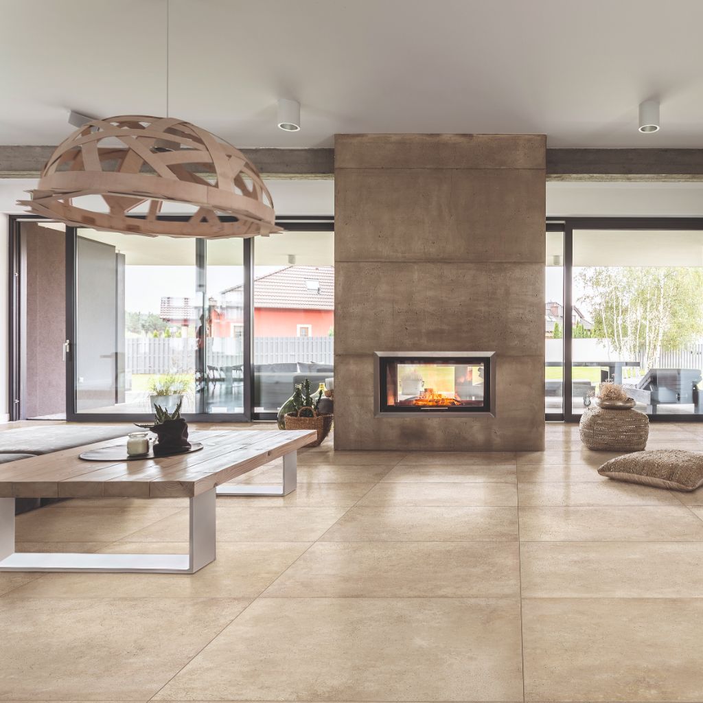 Reno Beige | Concrete Effect Porcelain | Keystone