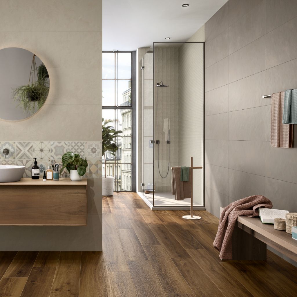 Tatton Avorio | Light coloured 3D wall tiles | Keystone