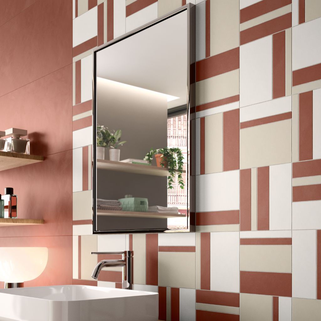 Tatton Geo Heat | Porcelain Wall Tiles | Keystone