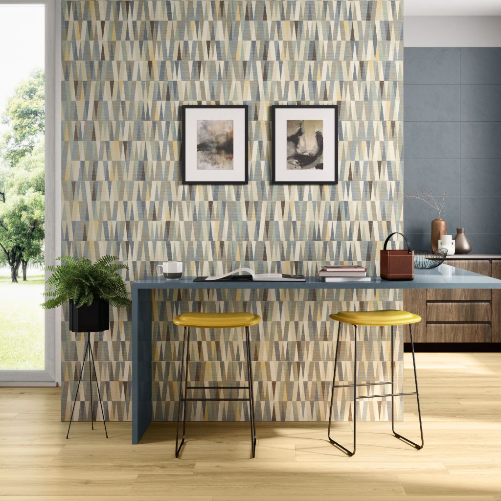 Tatton Azure Ceramic Wall Tile - Keystone