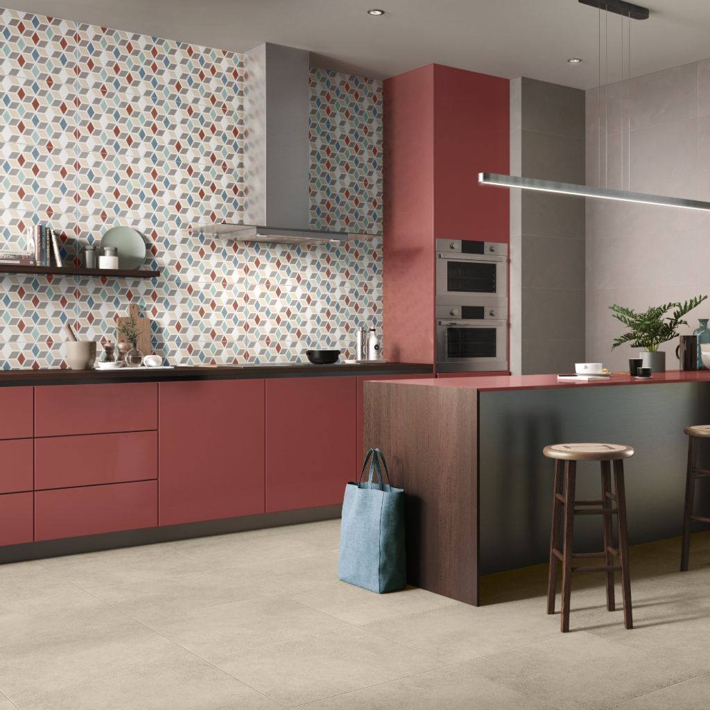 Tatton Optica Industrial Wall Tile - keystone