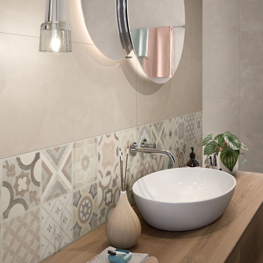 Tatton Blend Warm Porcelain Tiles - Keystone