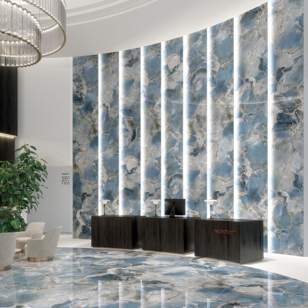 Aura Ocean | Marble Effect Porcelain | Keystone