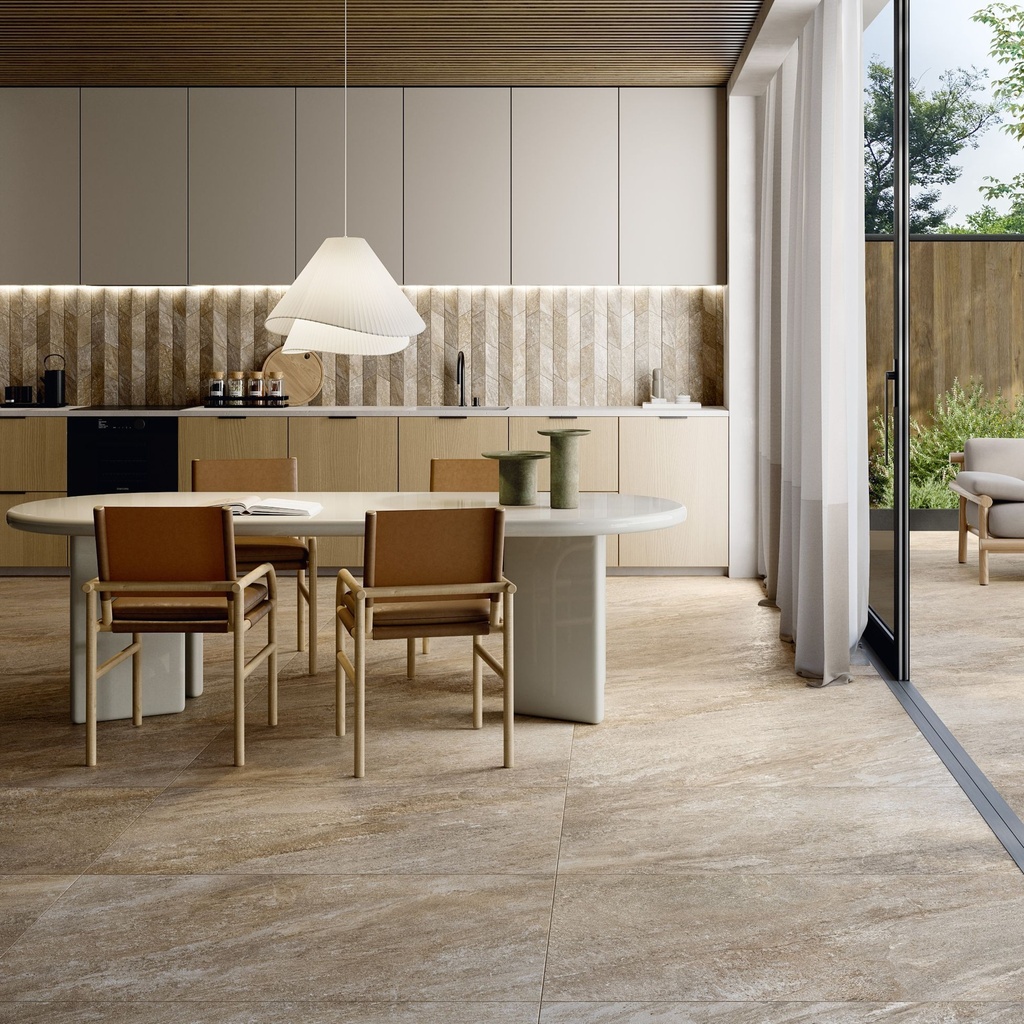 Deighton Sand | Natural Stone Effect Porcelain | Keystone
