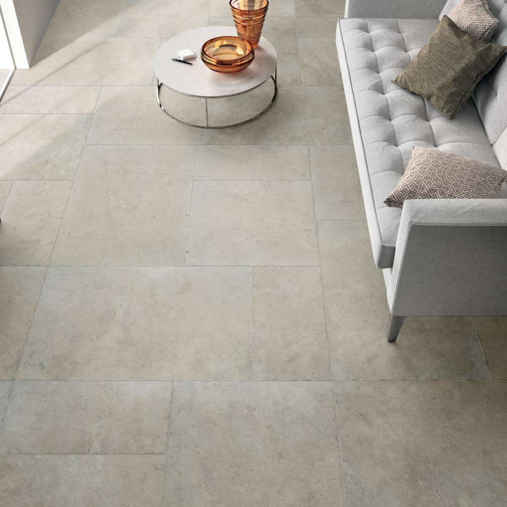 Calgary Greige | Limestone Effect Porcelain Stone | UK Delivery
